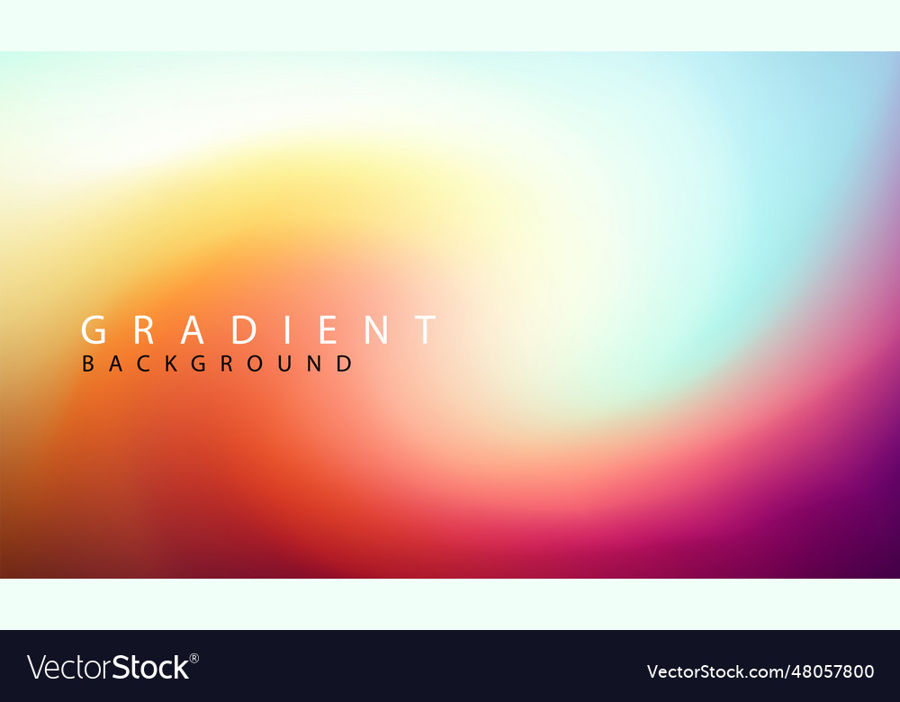 Abstract colorful blurred background for your Vector Image