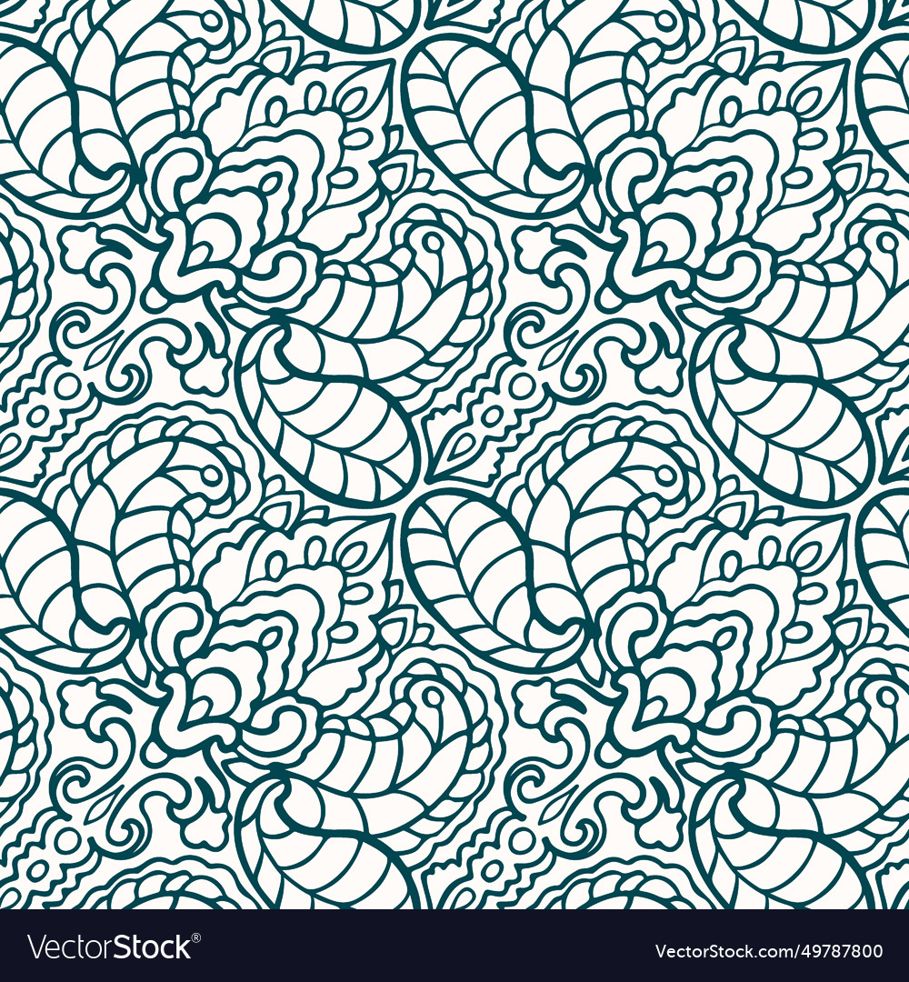 Seamless pattern with a simple abstract drawing Vector Image