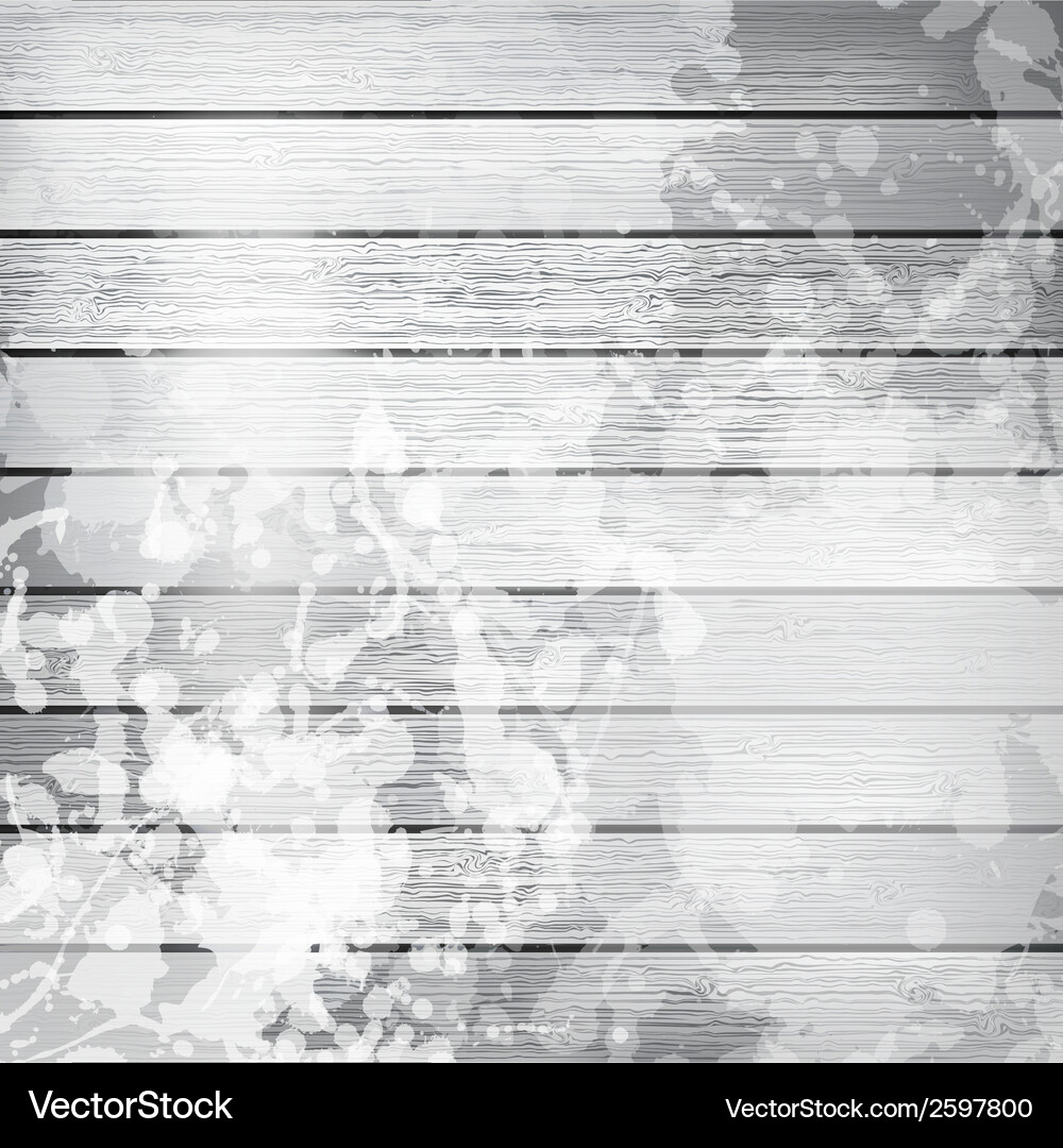Wooden with paint splashes template plus EPS10 Vector Image