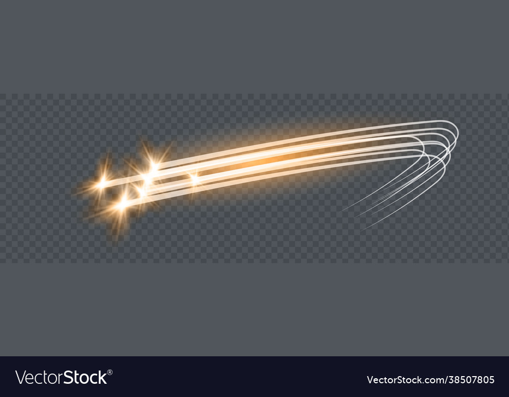 Abstract glowing magic star light effect Vector Image