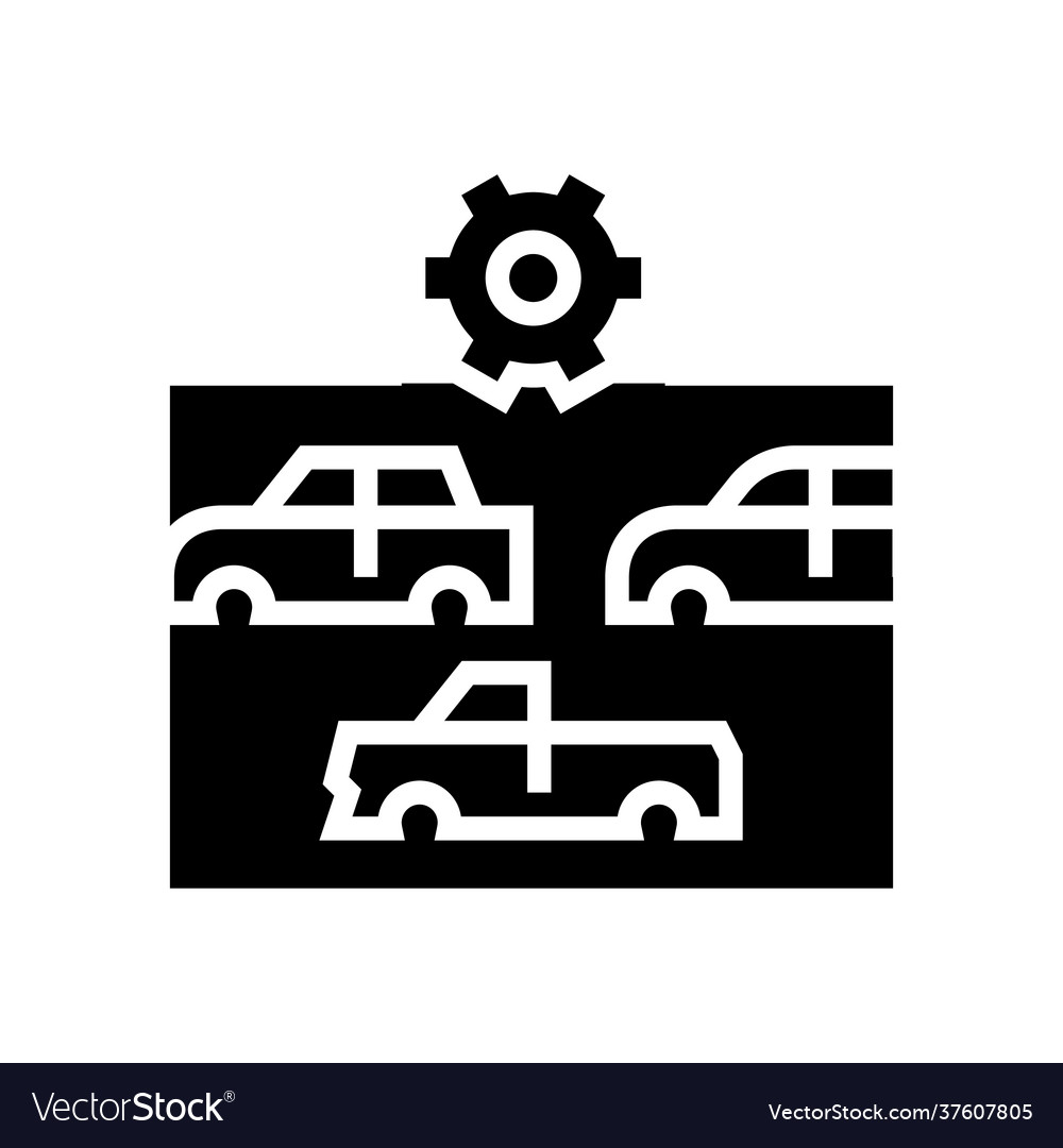 Choice car body type glyph icon Royalty Free Vector Image Choice car body type glyph icon Royalty Free Vector Image