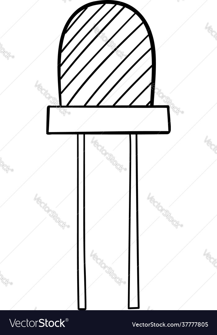 Light-emitting diode icon Royalty Free Vector Image Light-emitting diode icon Royalty Free Vector Image