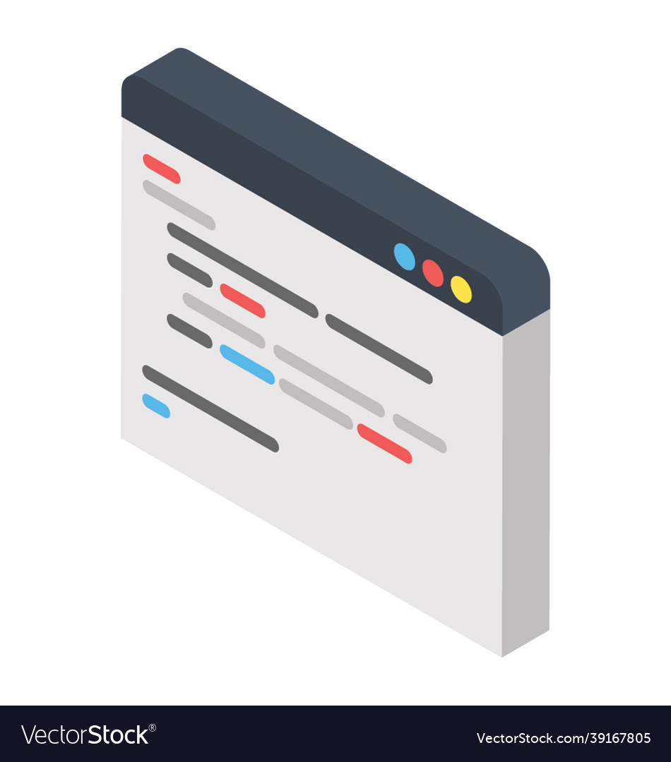 Web window Royalty Free Vector Image - VectorStock