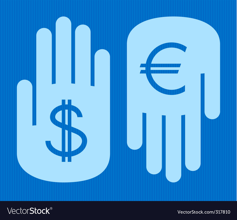 Currency conversion Royalty Free Vector Image - VectorStock