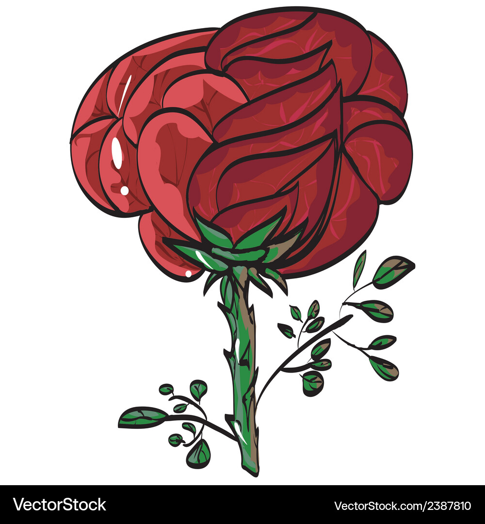 Greetings festive beauty mark rose Royalty Free Vector Image