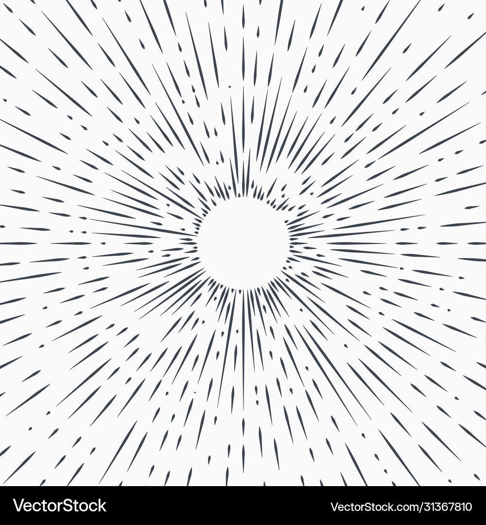 Sun burst star sunshine radiating from Royalty Free Vector