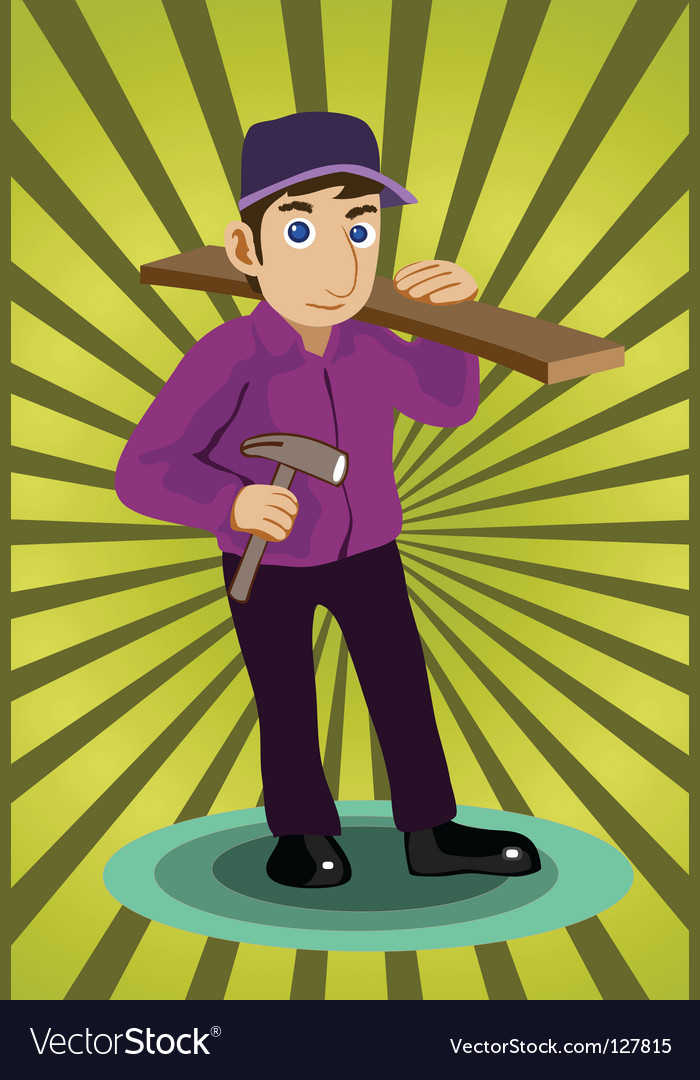 Builder Royalty Free Vector Image - VectorStock