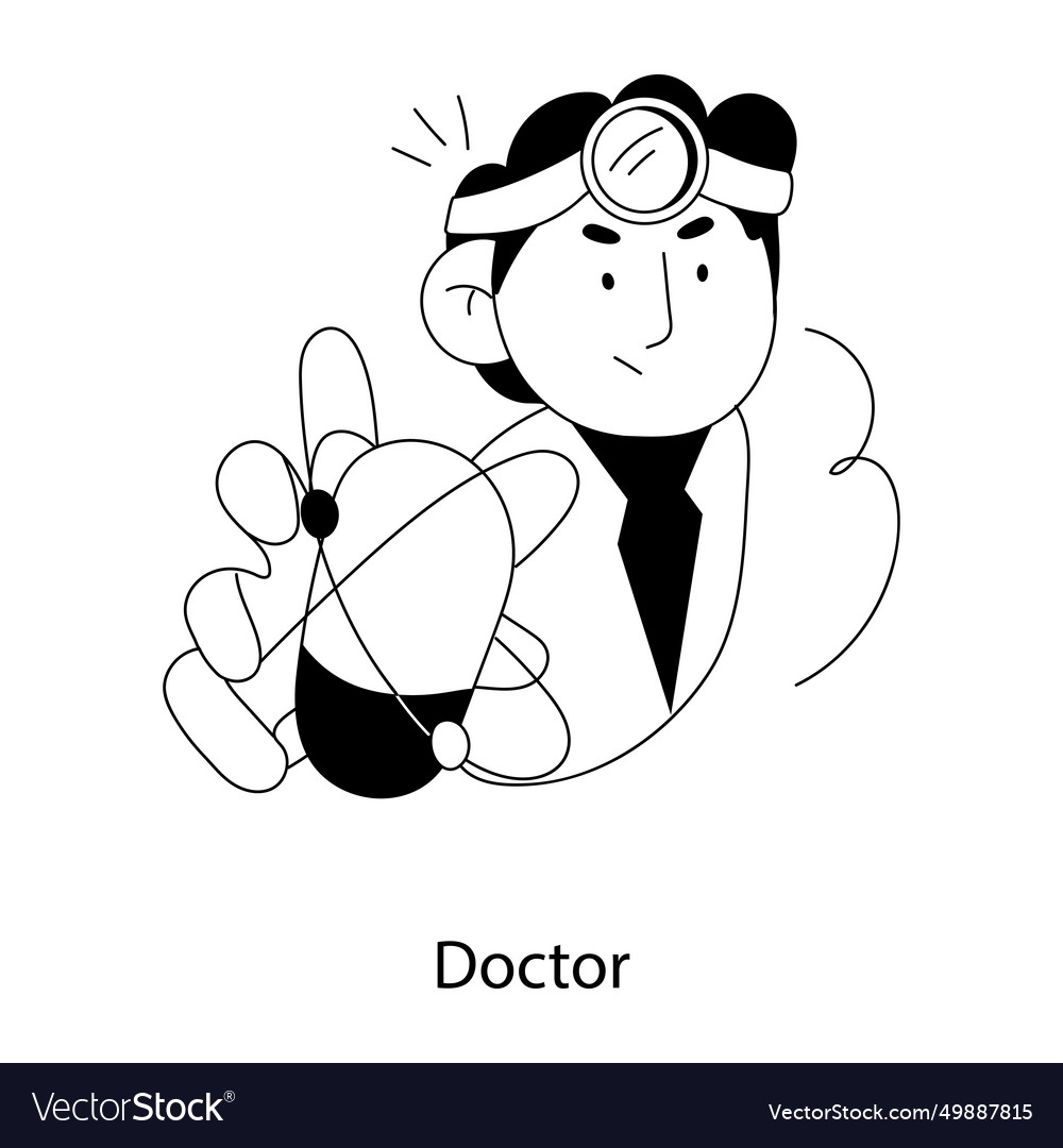 Doctor Royalty Free Vector Image - VectorStock Doctor Royalty Free Vector Image - VectorStock