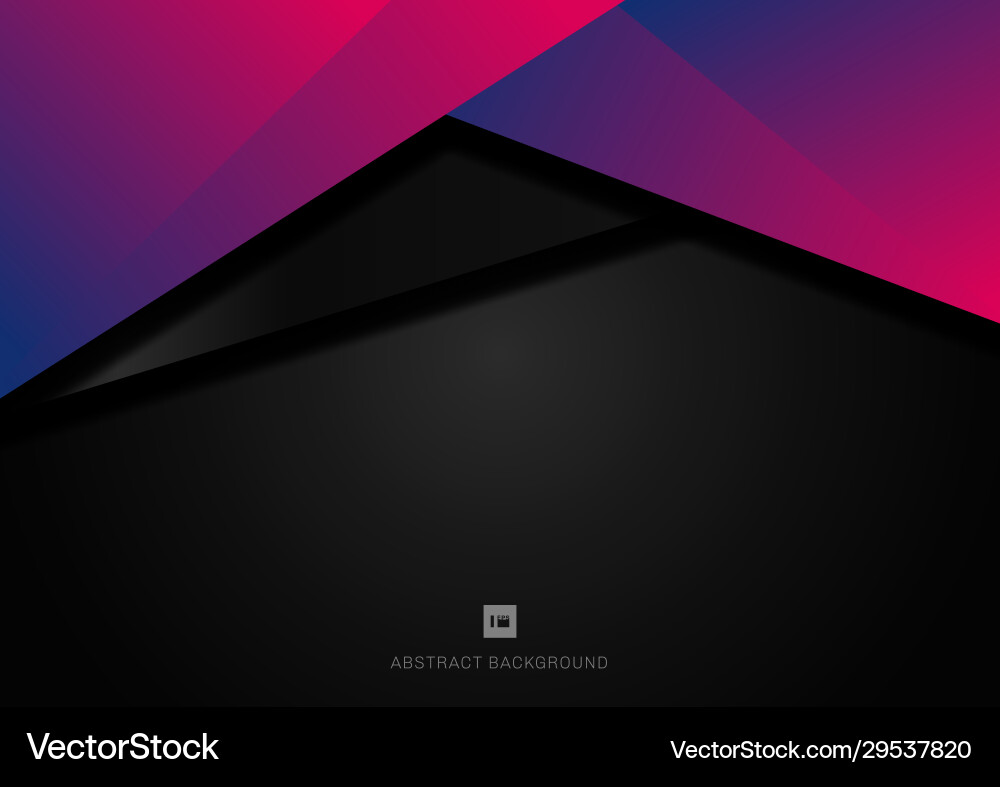 Abstract template blue and pink vibrant color Vector Image