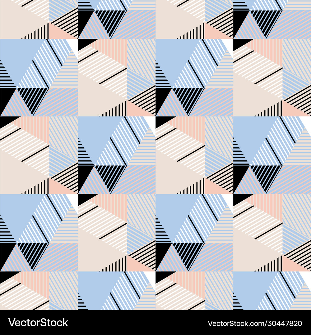 Blue and rose pastel colors seamless pattern Vector Image