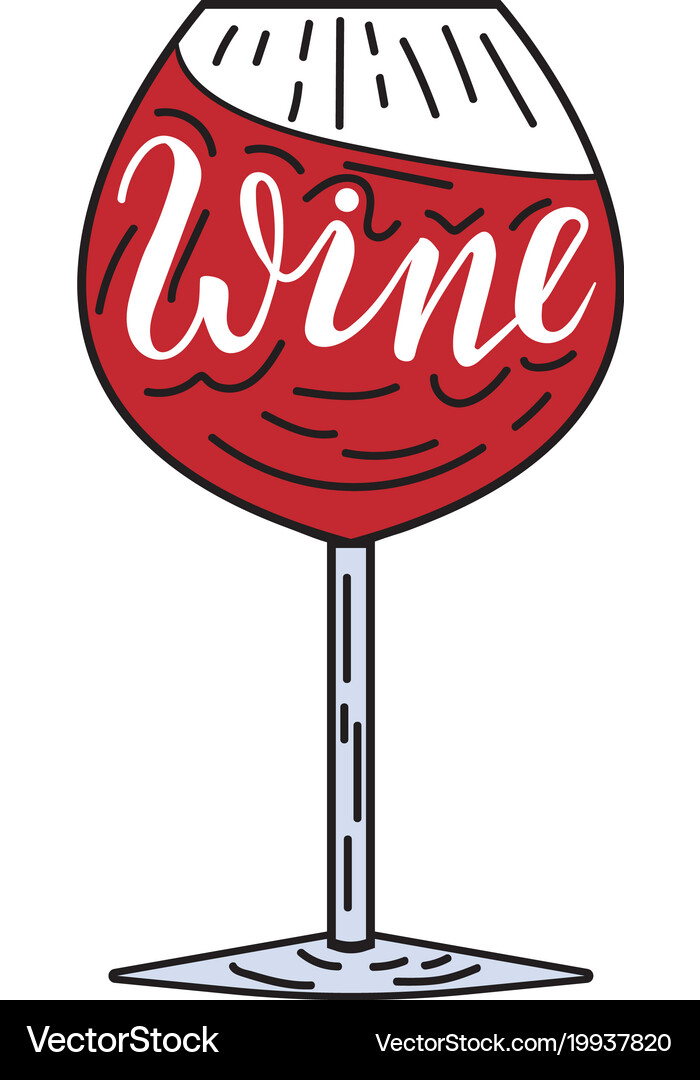 Wine simple Royalty Free Vector Image - VectorStock