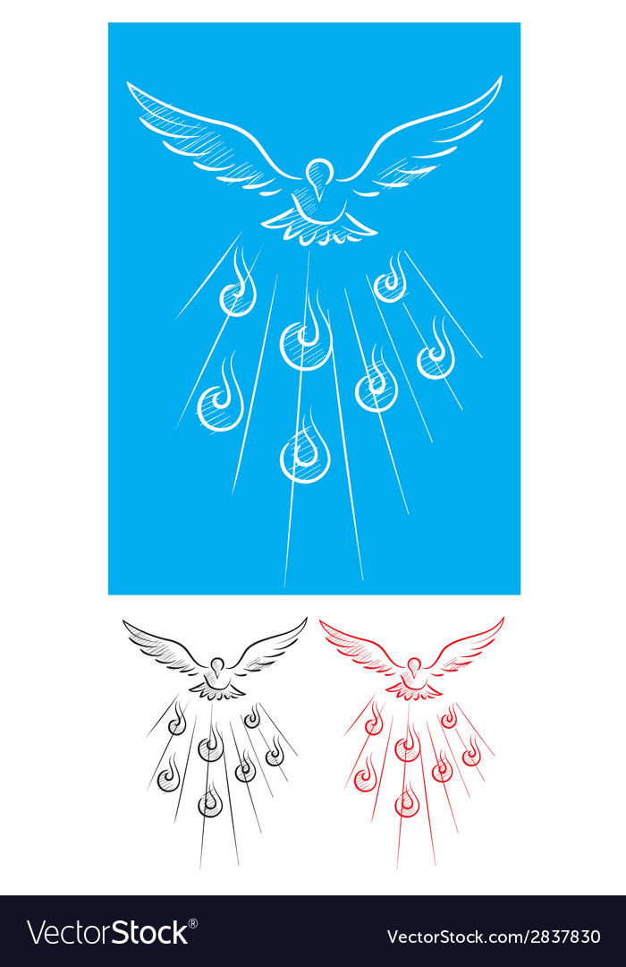 Holy spirit Royalty Free Vector Image - VectorStock