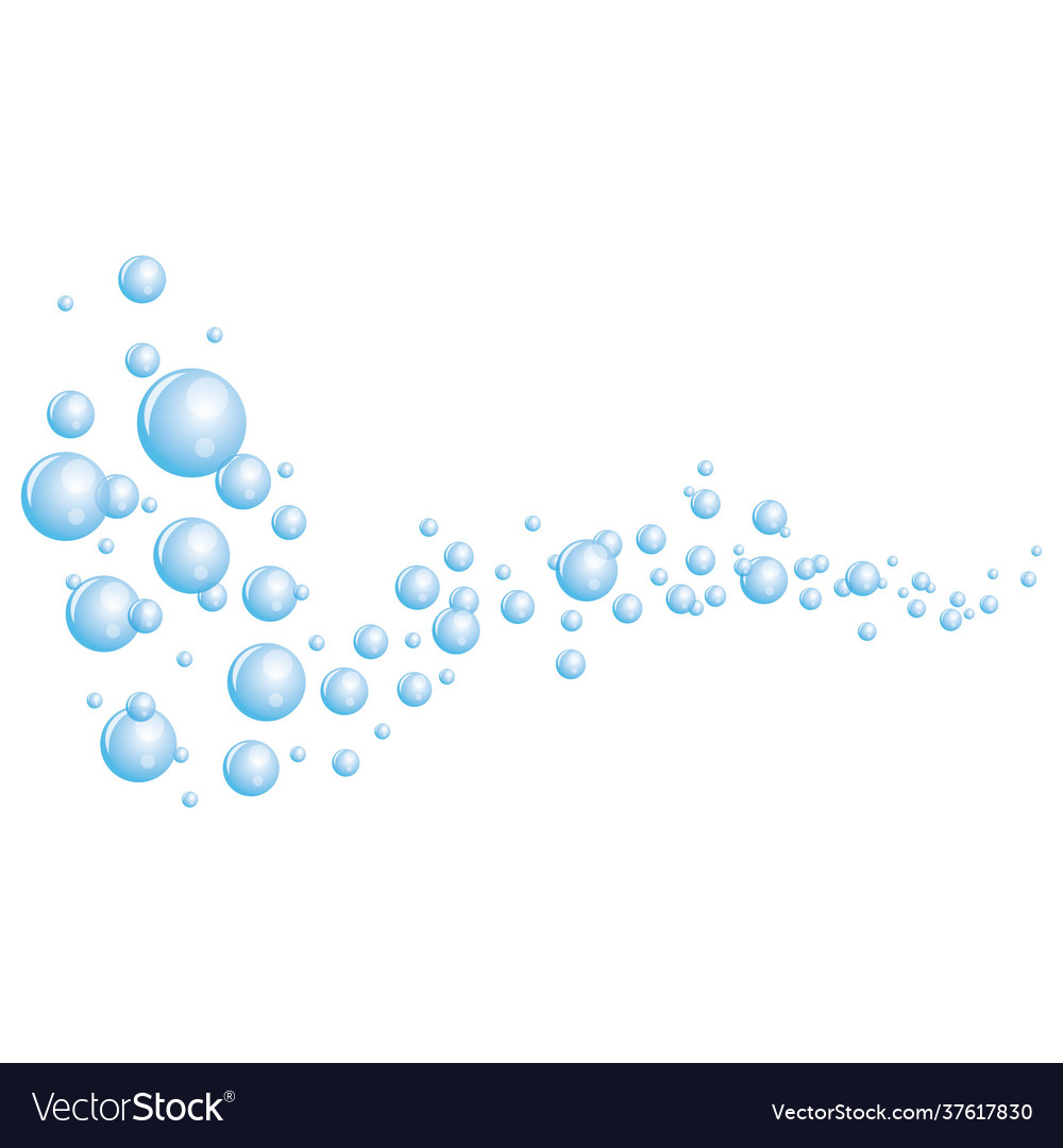 Realistic bubble Royalty Free Vector Image - VectorStock