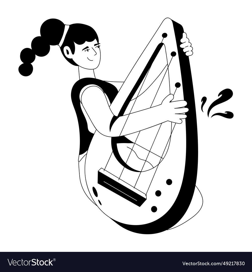 String player Royalty Free Vector Image - VectorStock