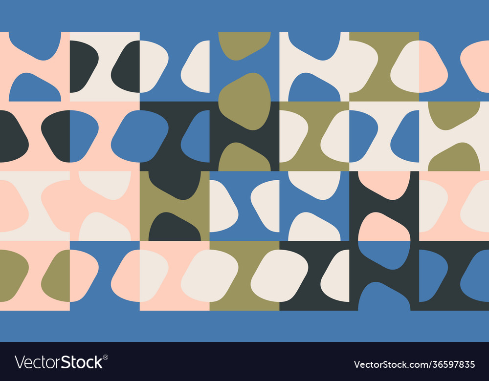 Digital collage pattern design Royalty Free Vector Image