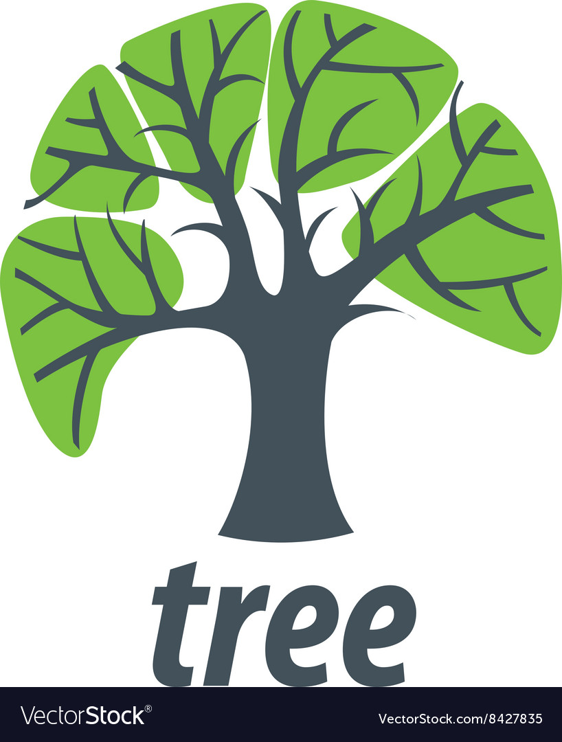 Logo tree Royalty Free Vector Image - VectorStock