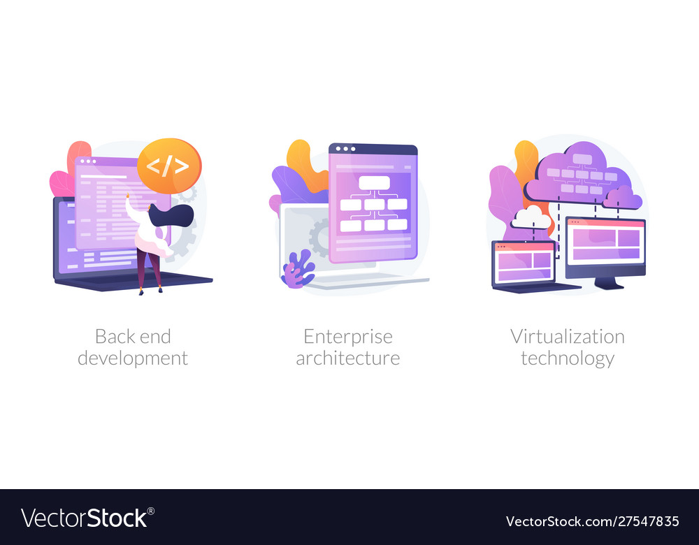 Software development process concept Royalty Free Vector
