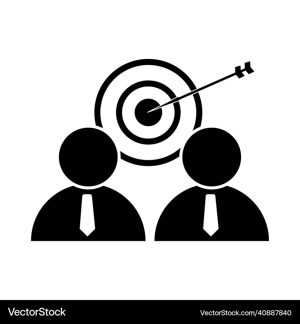 Business strategy icon for management Royalty Free Vector