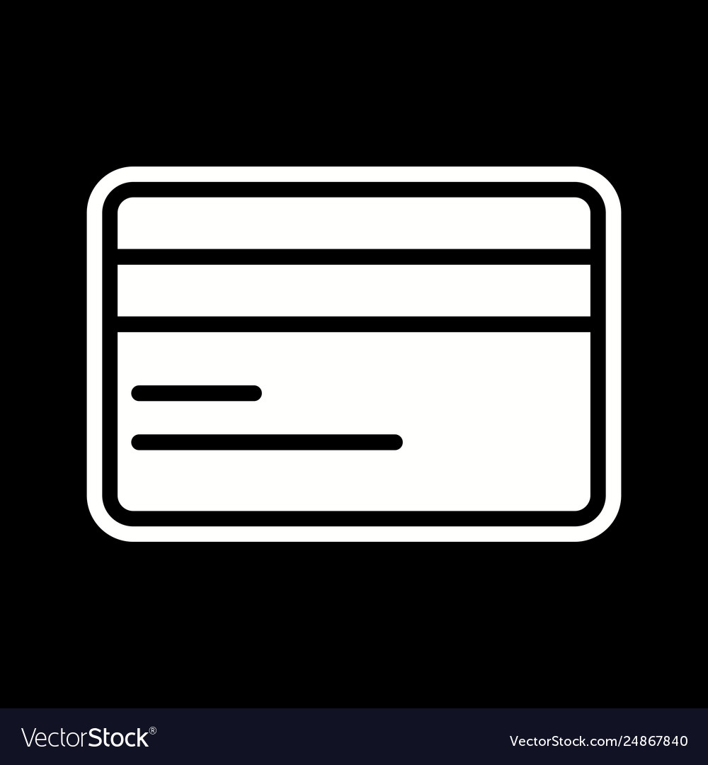 Credit card icon design Royalty Free Vector Image Credit card icon design Royalty Free Vector Image