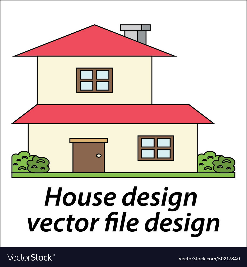 House design clipart file available here Vector Image