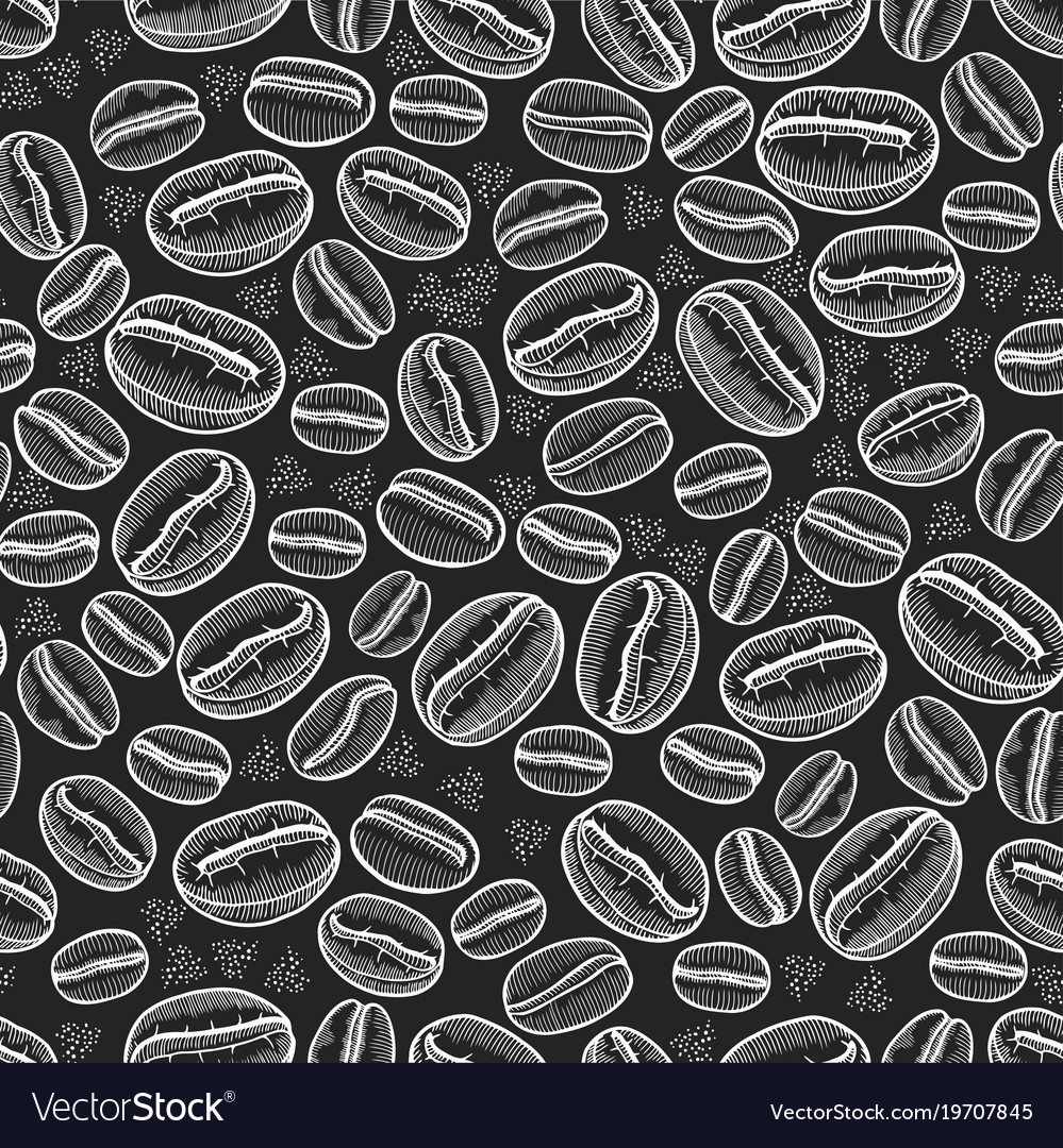 Coffee seamless pattern Royalty Free Vector Image