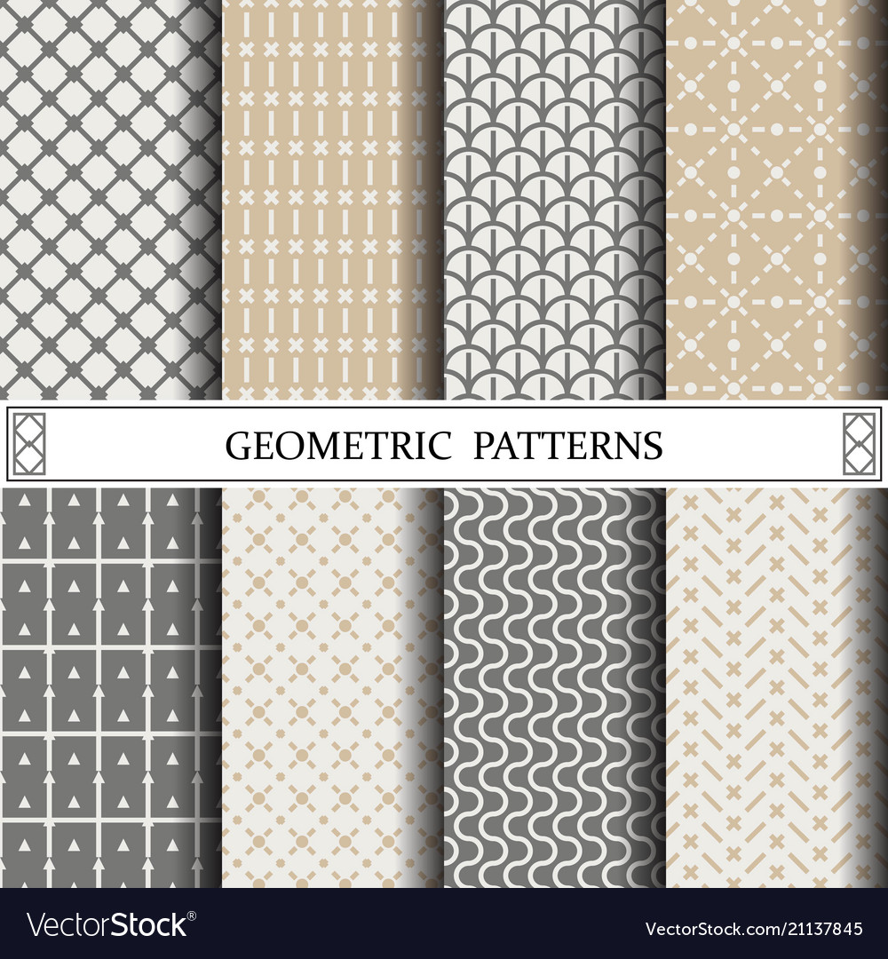 Geometric patternpattern fills web page Royalty Free Vector