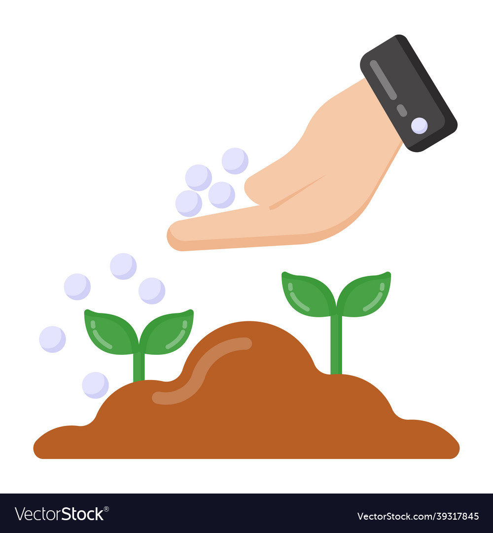 Seeding Royalty Free Vector Image - VectorStock