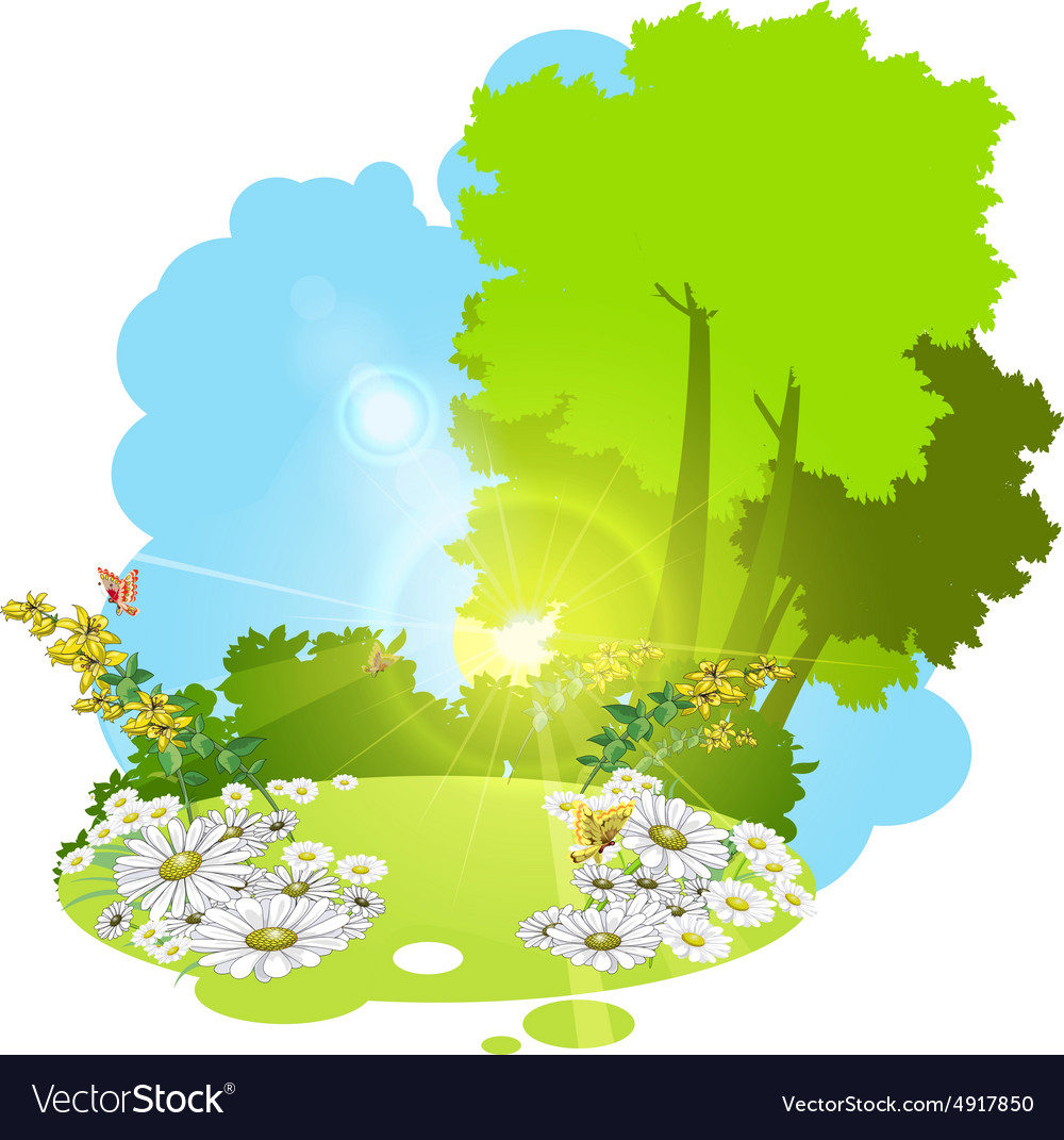 Landscape Royalty Free Vector Image - VectorStock