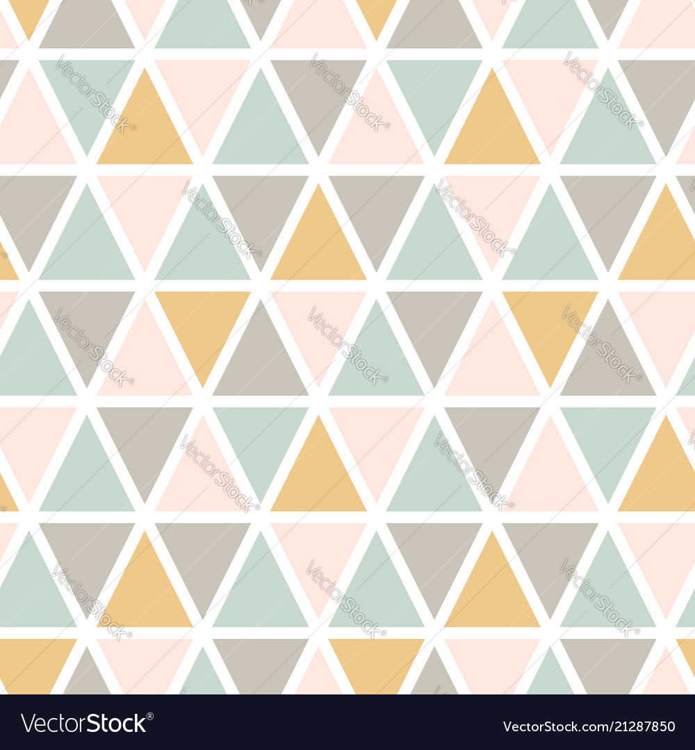 Modern abstract seamless triangle pattern Vector Image