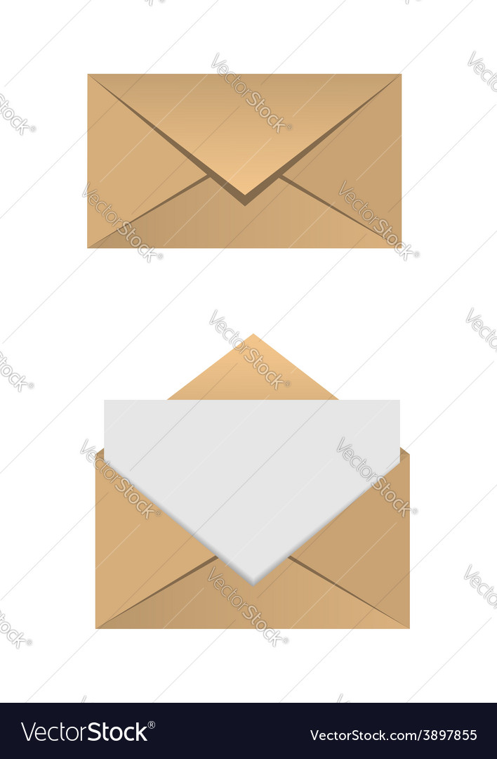 Envelope set Royalty Free Vector Image - VectorStock