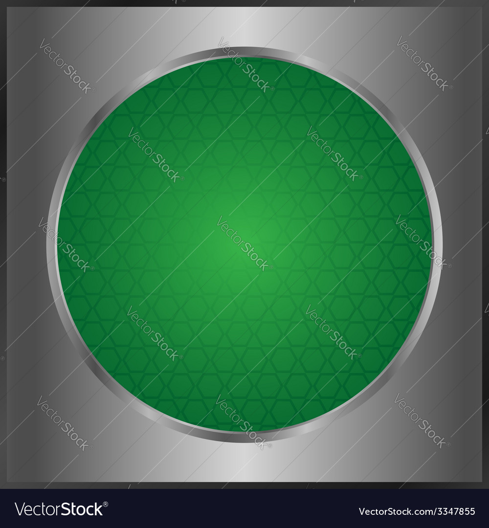 Green button Royalty Free Vector Image - VectorStock
