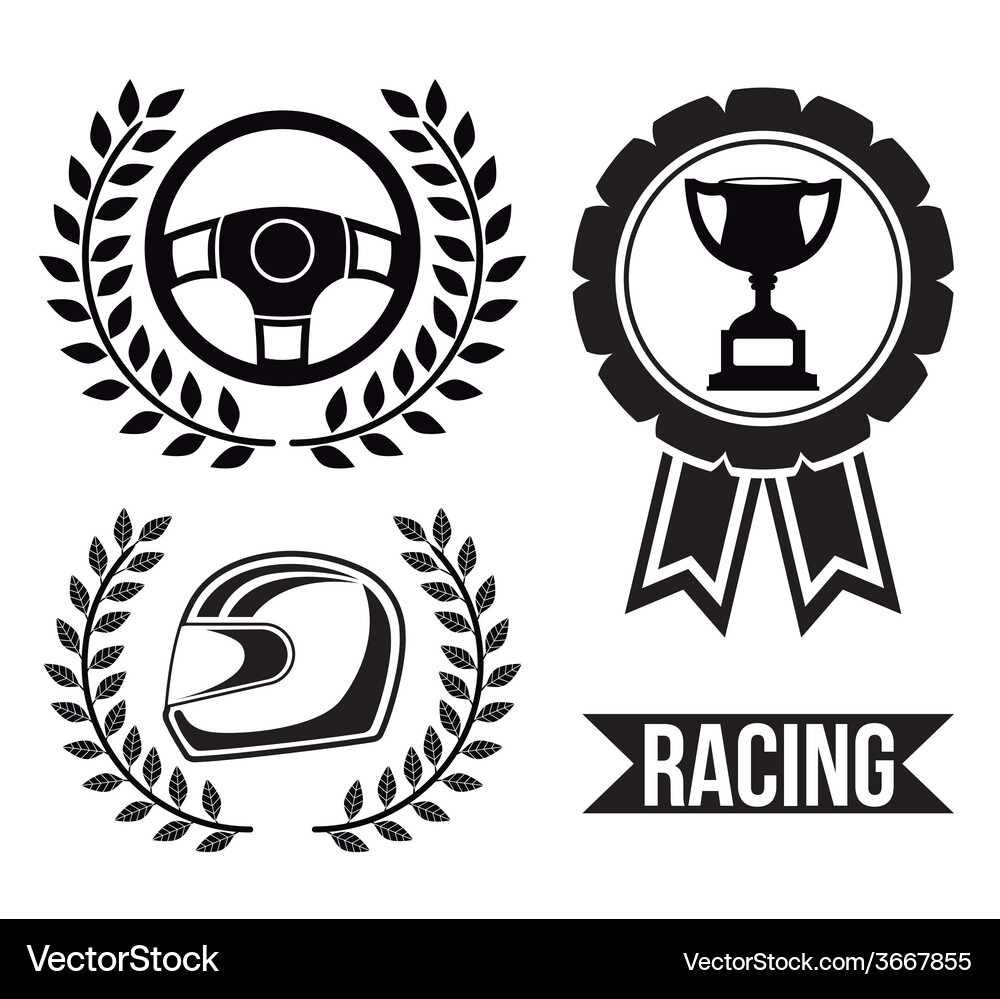 Racing design Royalty Free Vector Image - VectorStock