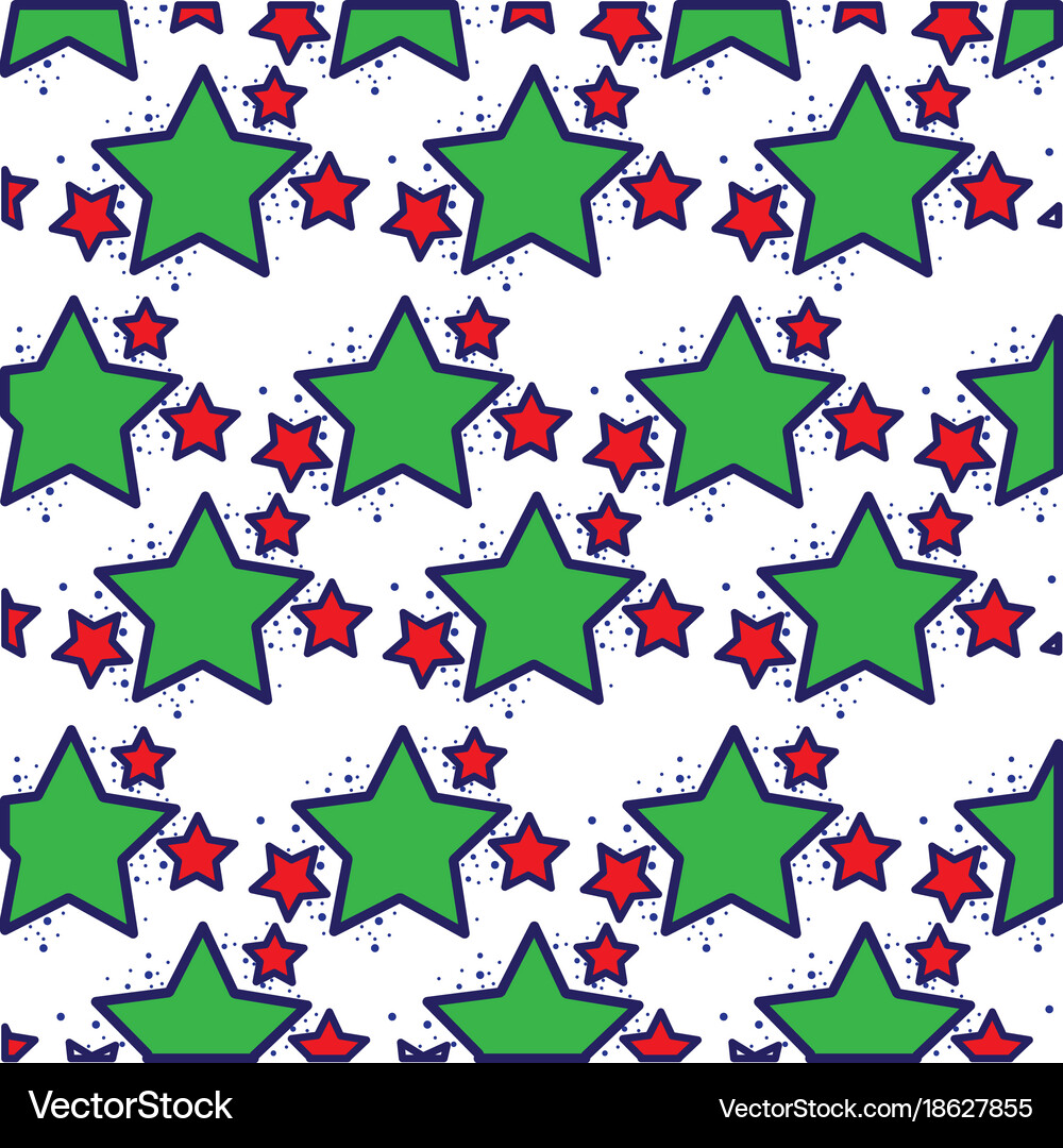 Shiny stars space glitter background design Vector Image