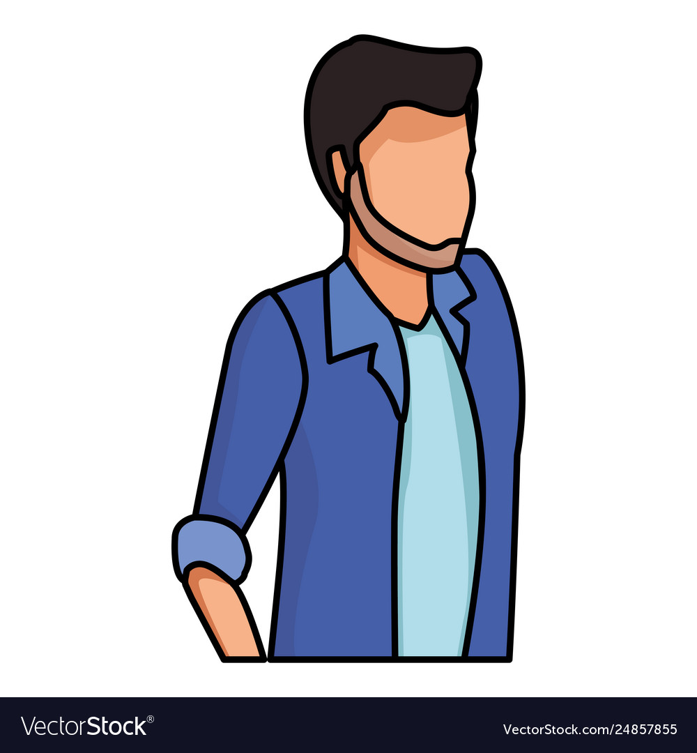Young man avatar Royalty Free Vector Image - VectorStock Young man avatar Royalty Free Vector Image - VectorStock