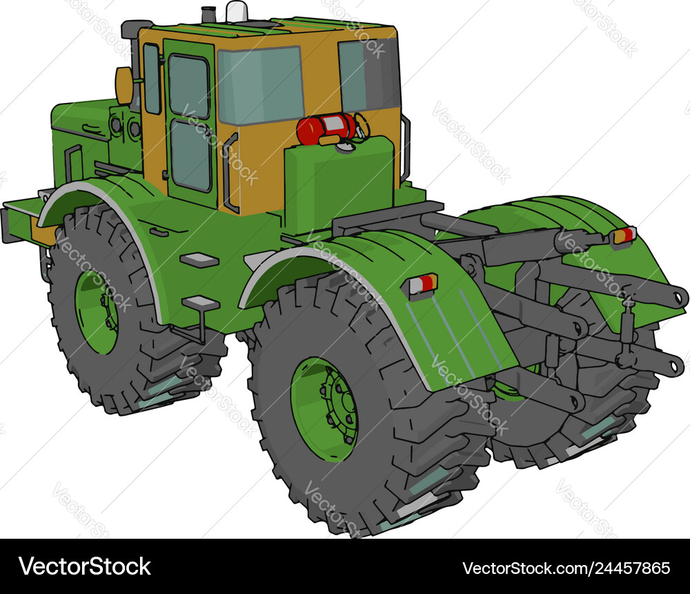A engineering vehicle truck or color Royalty Free Vector