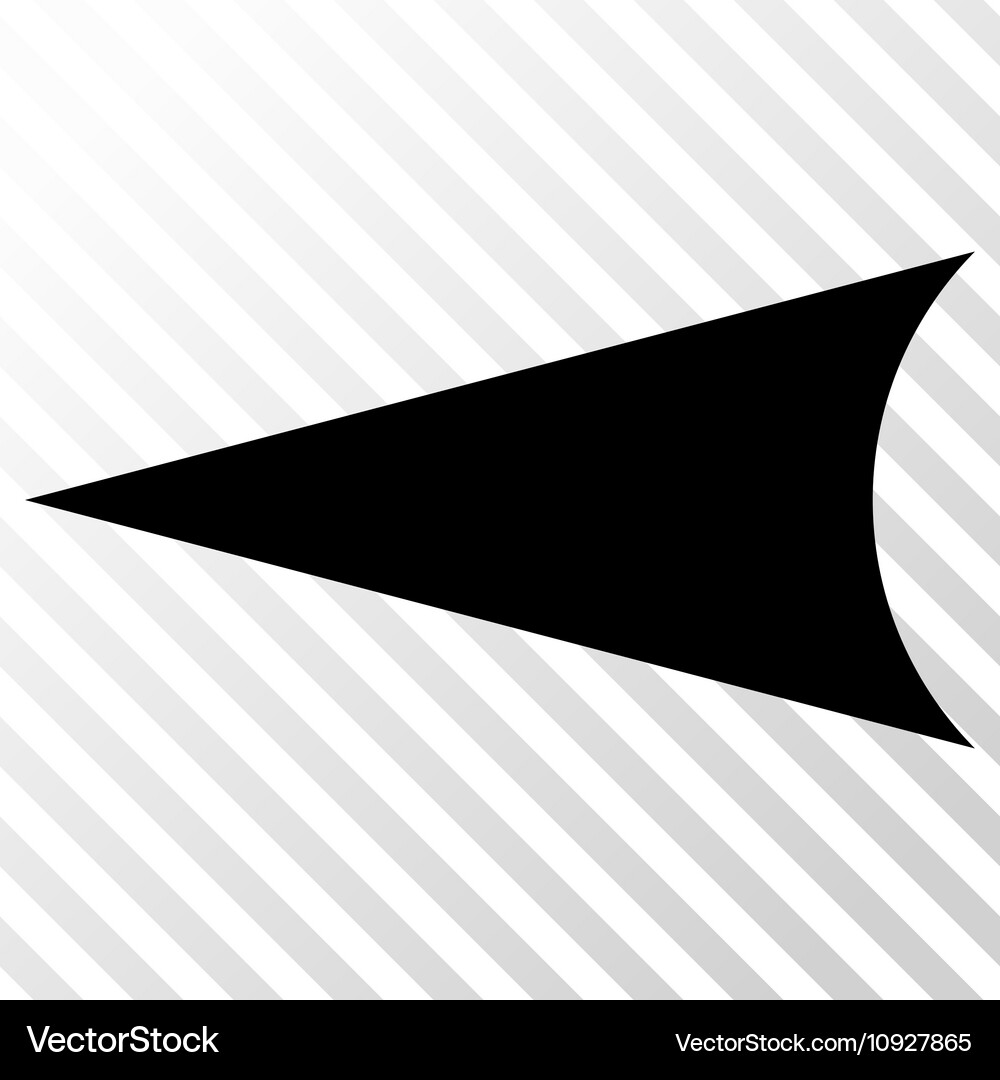 Arrowhead left icon Royalty Free Vector Image - VectorStock