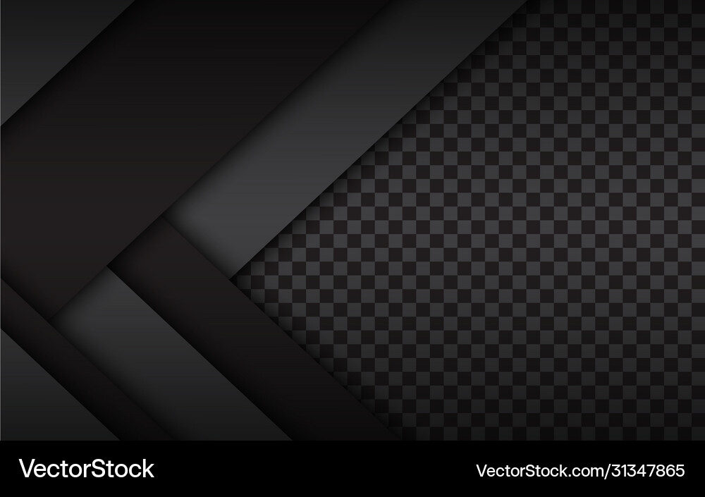 Black and white layers above each other design Vector Image
