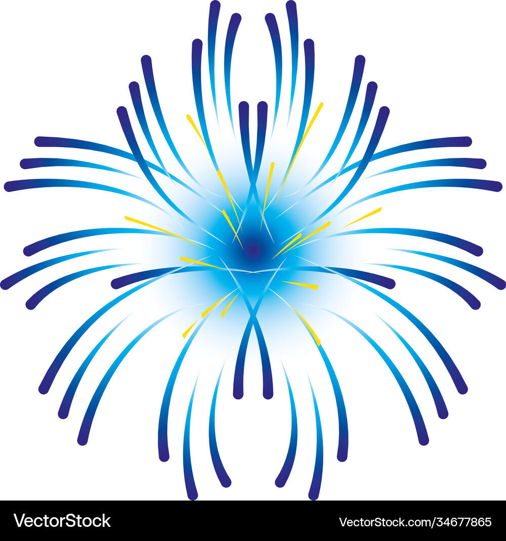 Blue bright fireworks celebration carnival festive