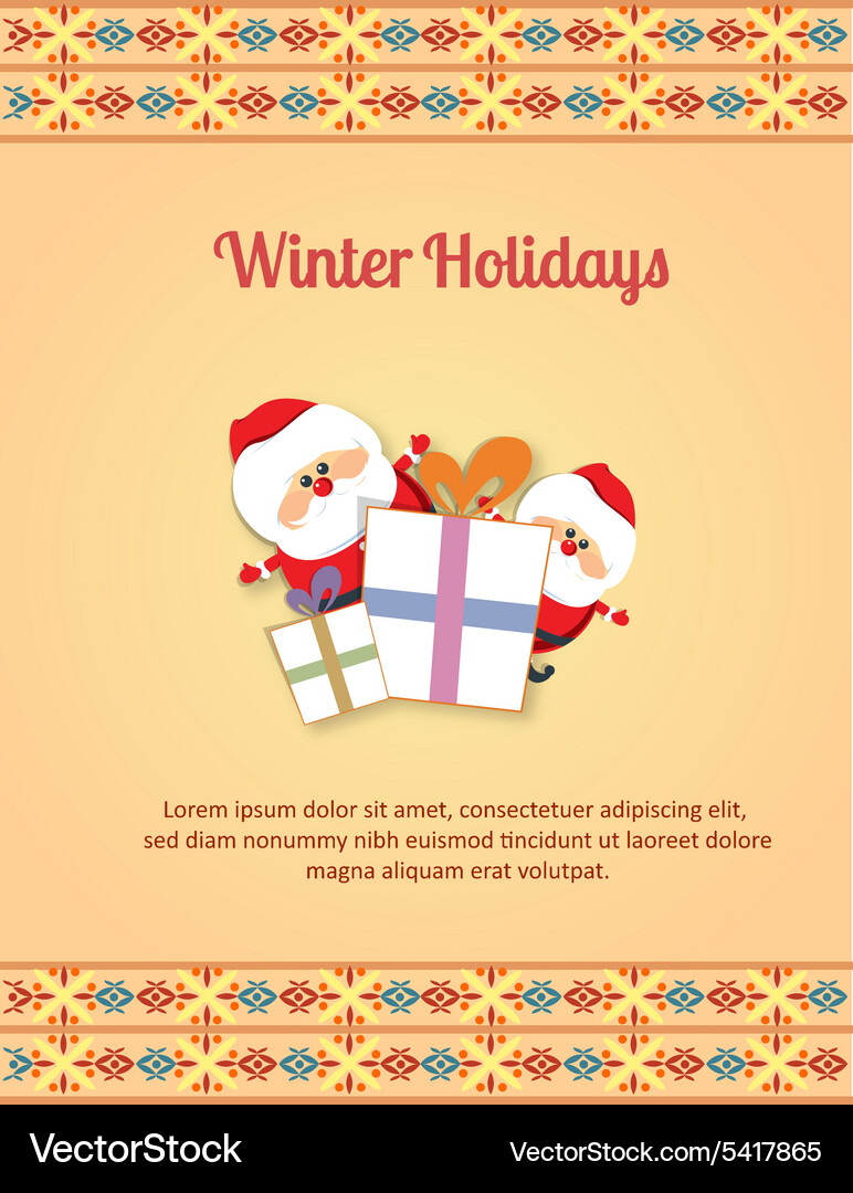 Christmas santa Royalty Free Vector Image - VectorStock