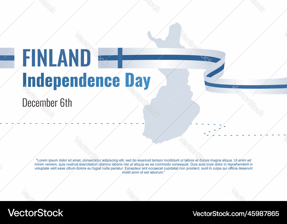 Finland independence day background banner Vector Image
