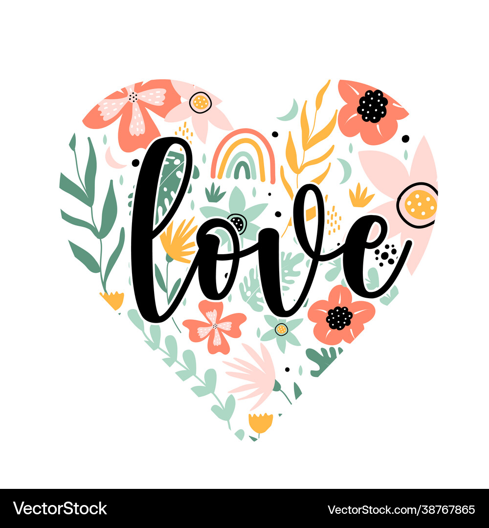Flowers and slogan print design Royalty Free Vector Image