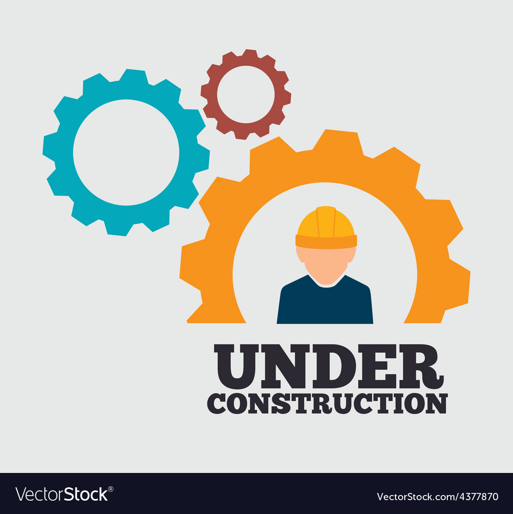 Construction design Royalty Free Vector Image - VectorStock