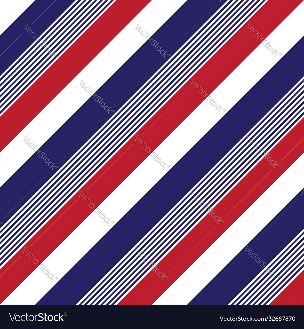 Red and blue stripe seamless pattern background Vector Image