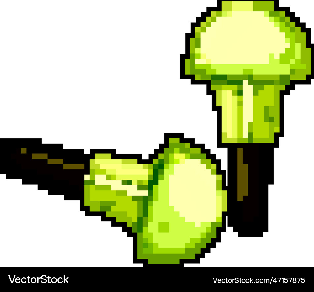 Ear earplugs noise game pixel art Royalty Free Vector Image