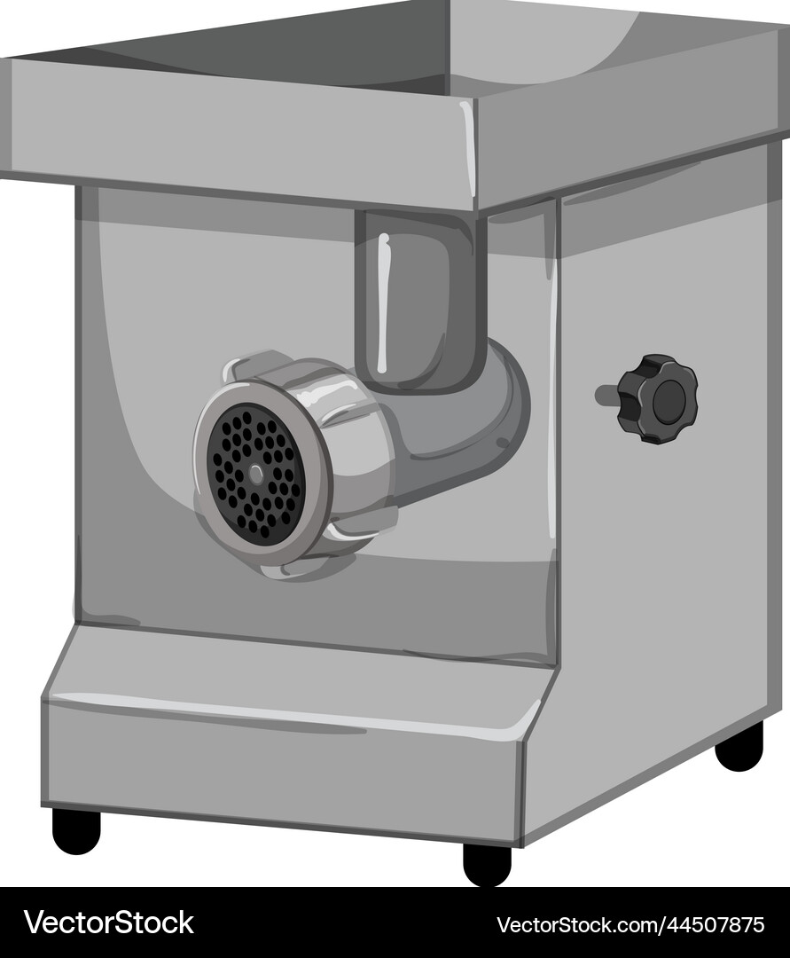 Electric meat grinder cartoon Royalty Free Vector Image