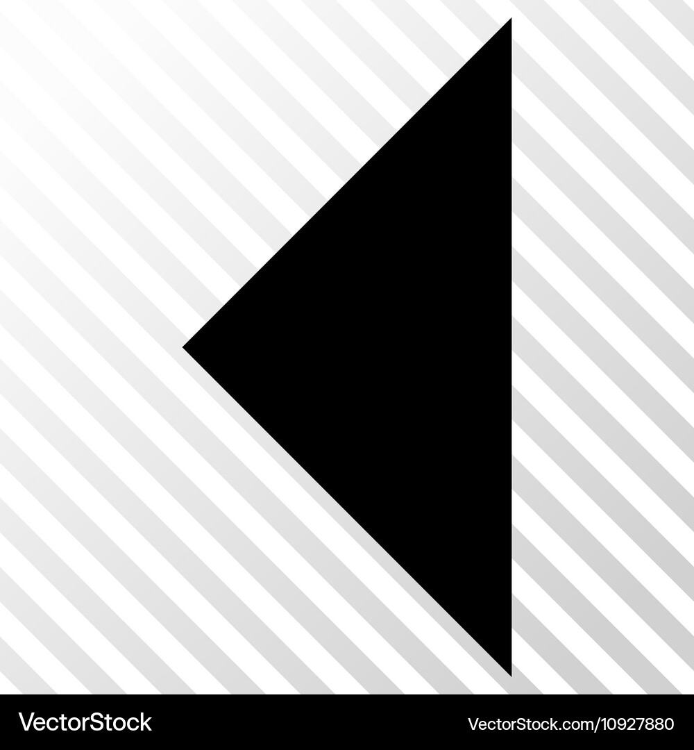 Arrowhead left icon Royalty Free Vector Image - VectorStock