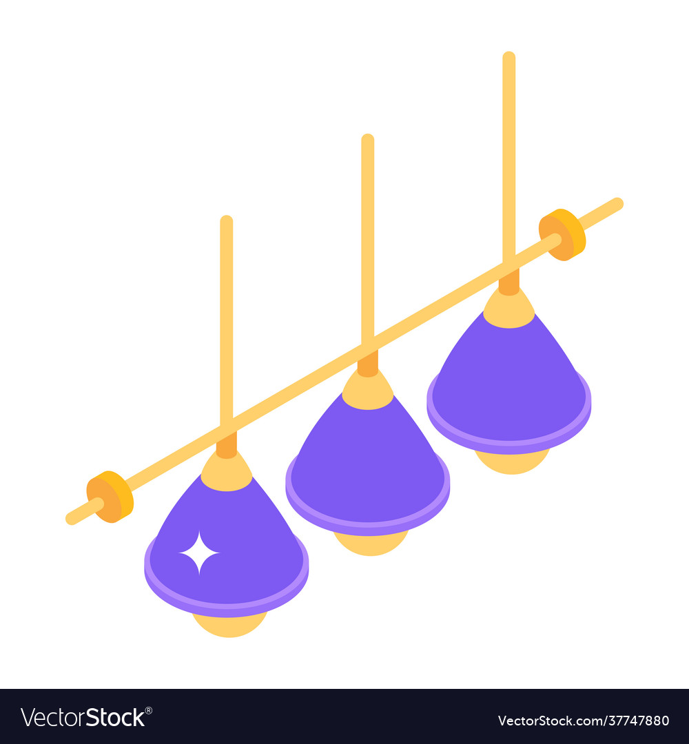 Ceiling lights Royalty Free Vector Image - VectorStock