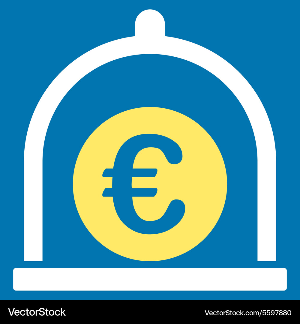Euro standard icon from business bicolor set Vector Image