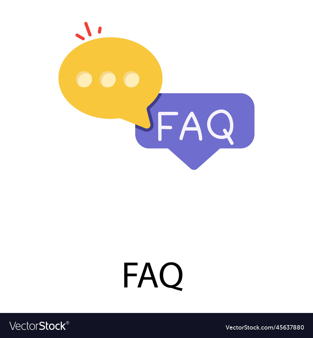 Faq Royalty Free Vector Image - VectorStock