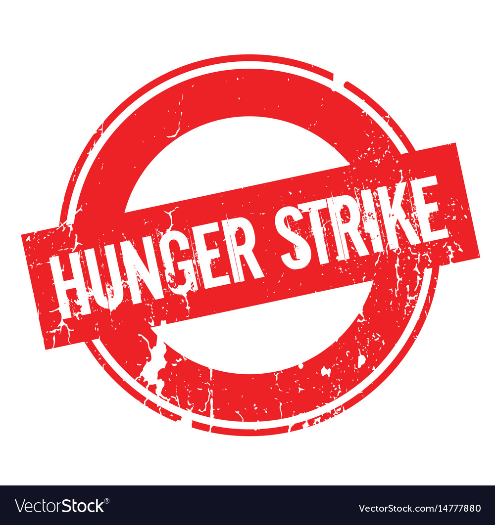 Hunger strike rubber stamp Royalty Free Vector Image Hunger strike rubber stamp Royalty Free Vector Image